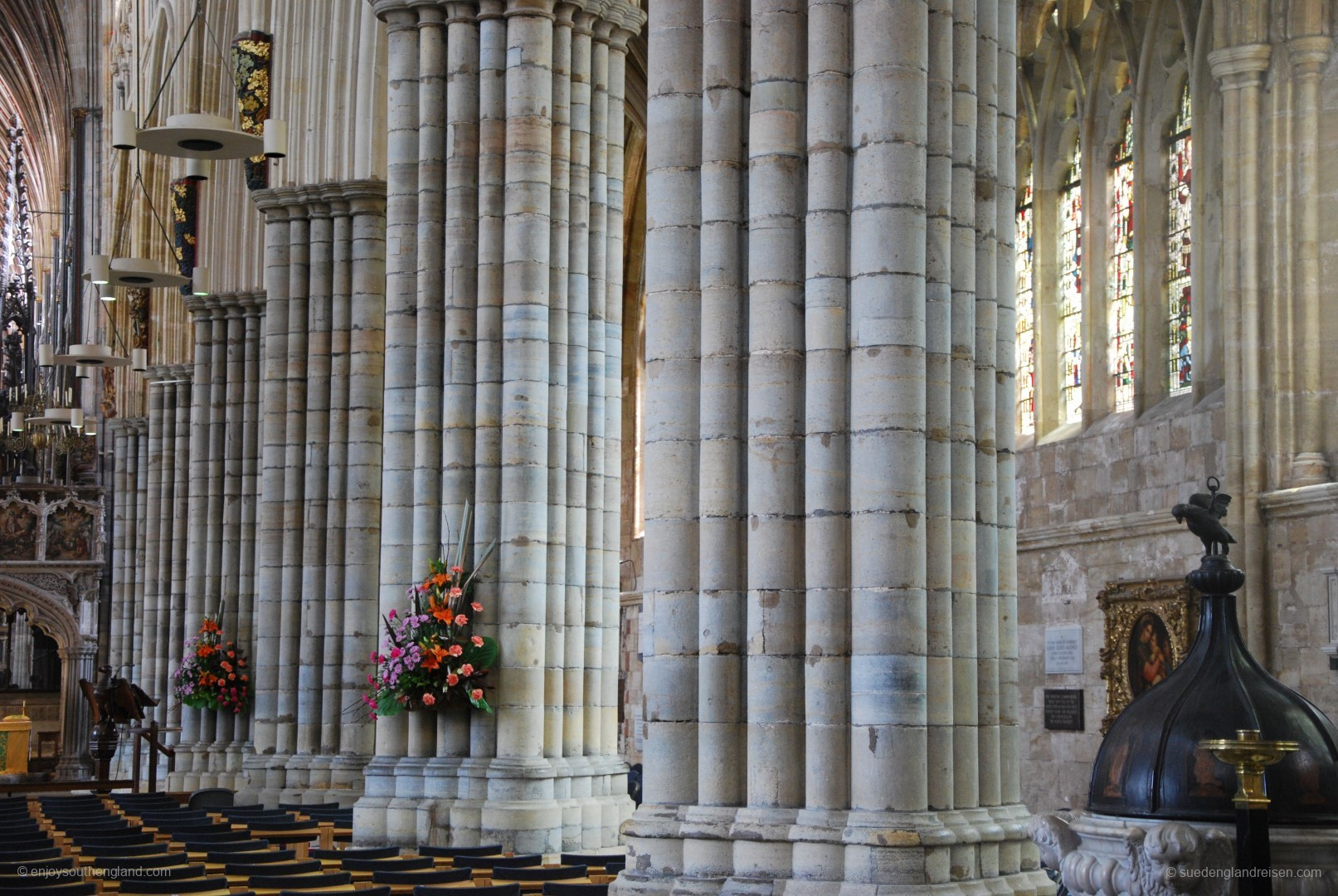 Exeter Cathedral ♦ Southern England from Kent to Cornwall