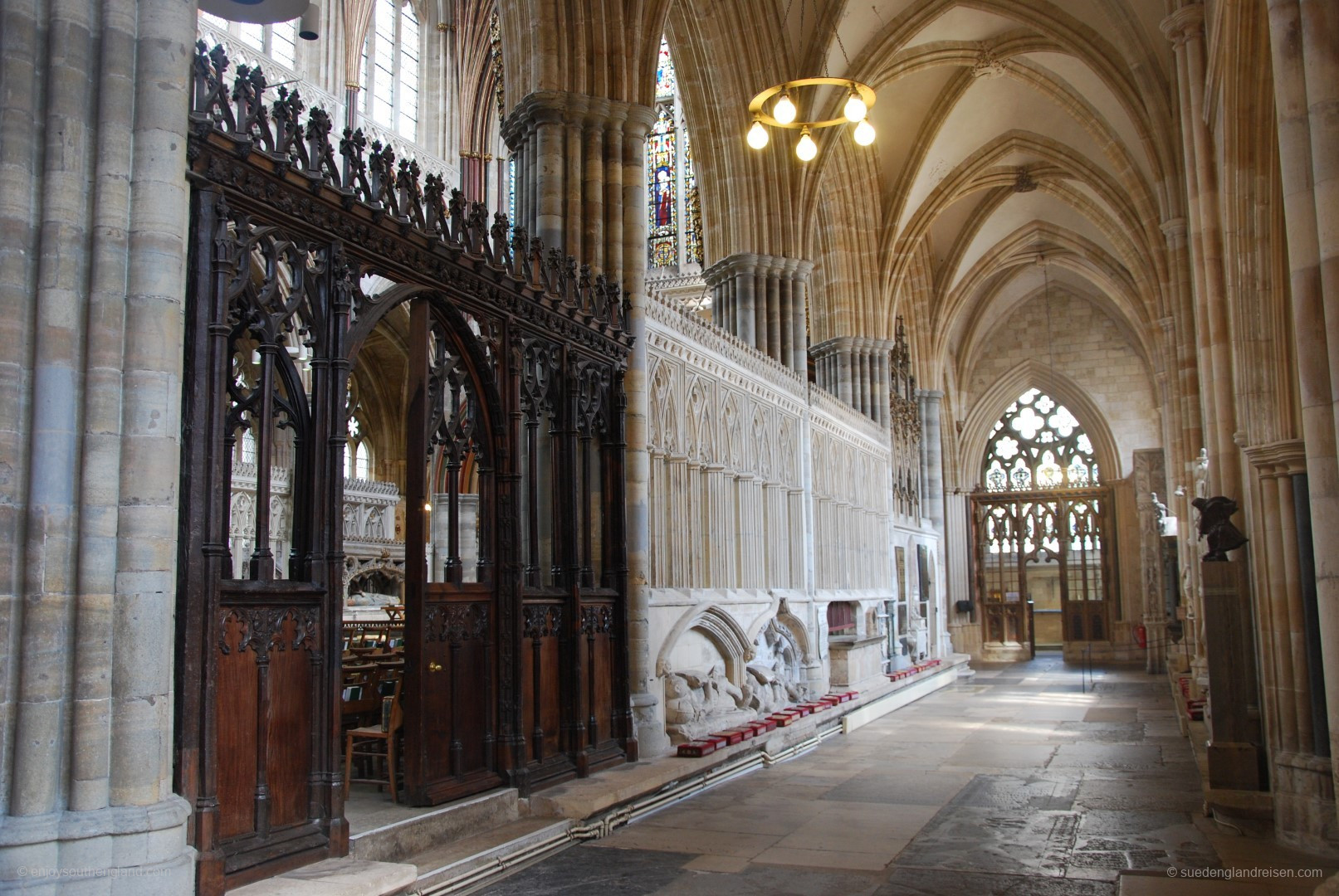 Exeter Cathedral ♦ Southern England from Kent to Cornwall
