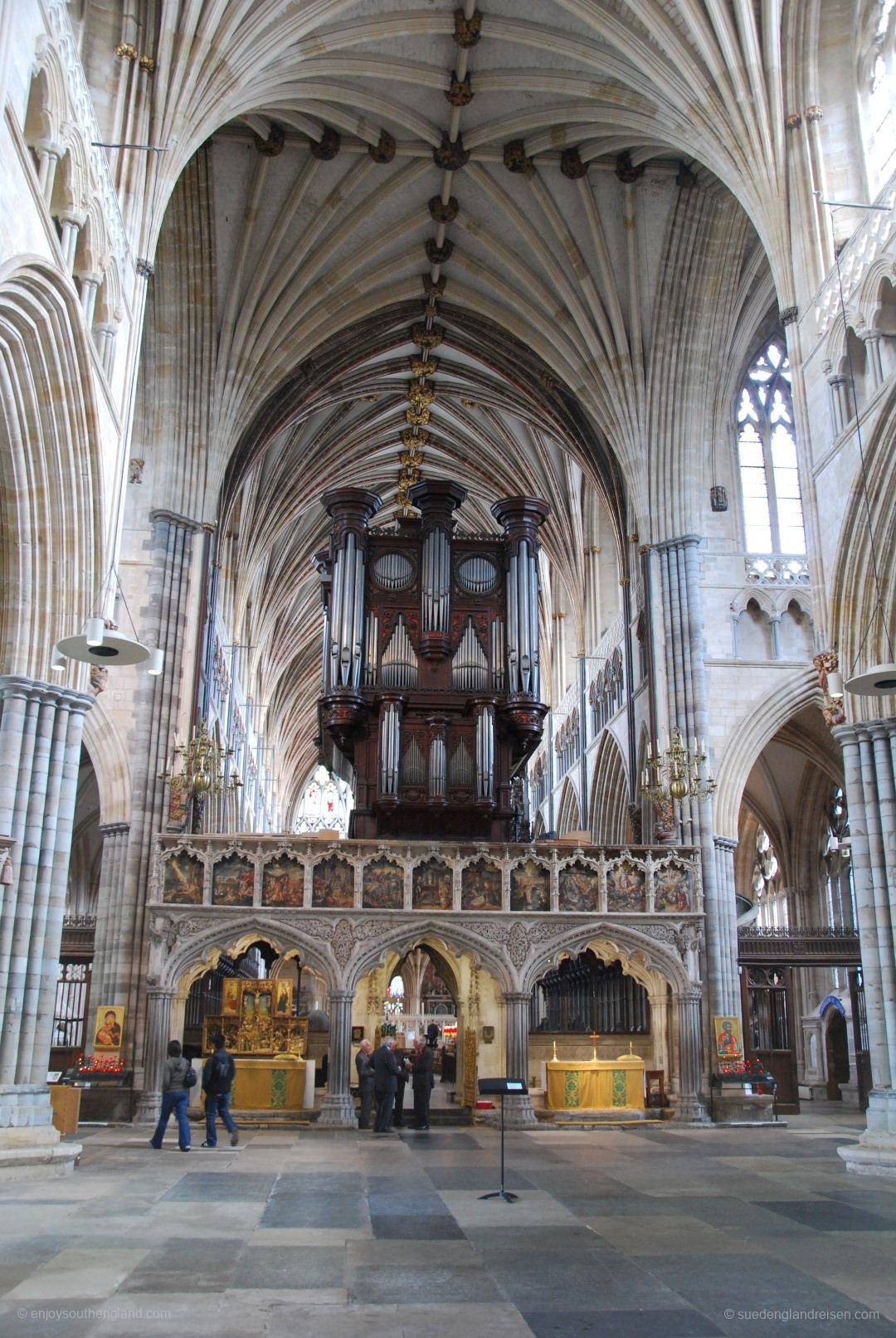 Exeter Cathedral ♦ Southern England from Kent to Cornwall
